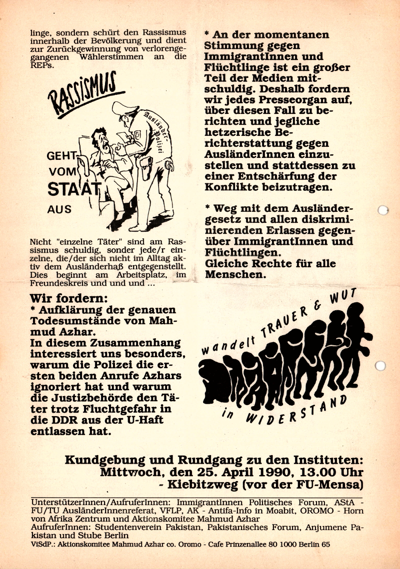 Gewalt und Widerstand | apabiz